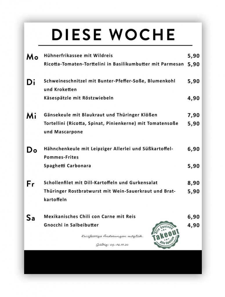 Speiseplan (Original, alt) | Edeka Brehm